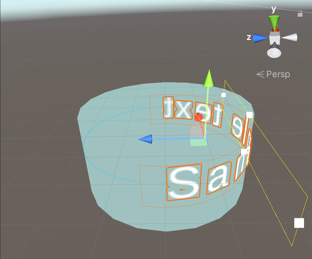 【Unity】Text Mesh Proのテキストを奥行方向に曲げる #C# - Qiita