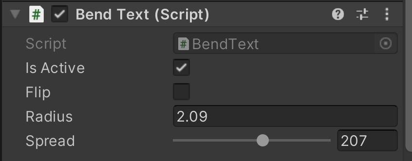 【Unity】Text Mesh Proのテキストを奥行方向に曲げる #C# - Qiita