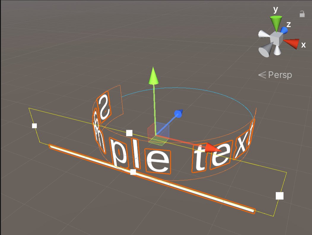 【Unity】Text Mesh Proのテキストを奥行方向に曲げる #C# - Qiita