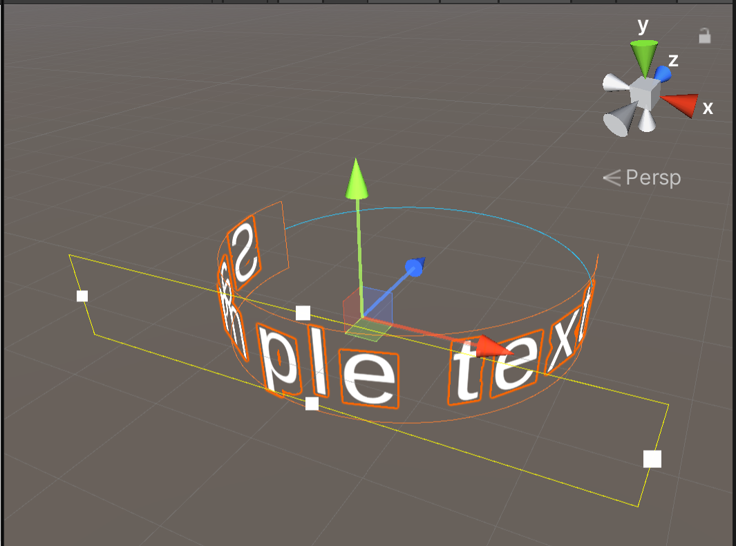 【Unity】Text Mesh Proのテキストを奥行方向に曲げる #C# - Qiita