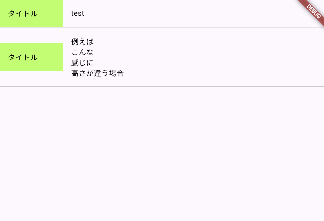 高さを自動に決めるウィジェットIntrinsicHeight！ #初心者 - Qiita