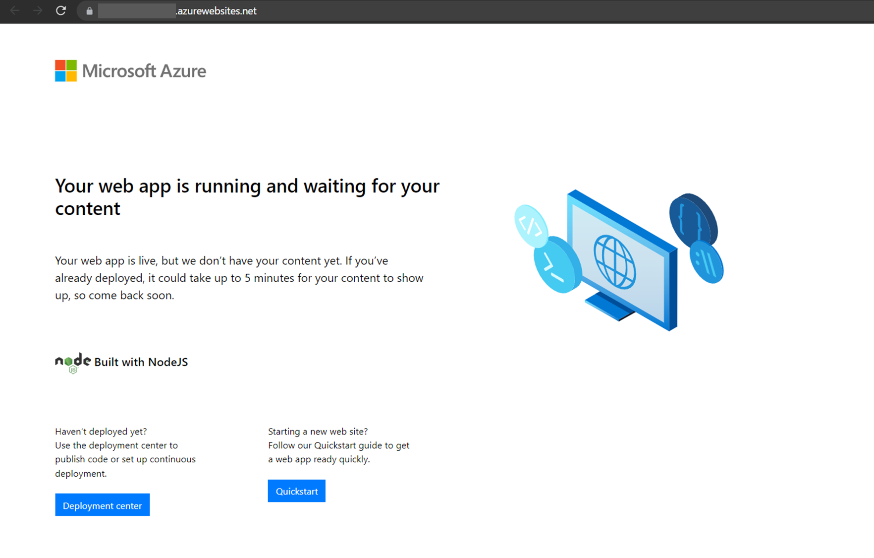 Azure Web App で React App のデプロイが反映されない際の解決方法 #Node.js - Qiita